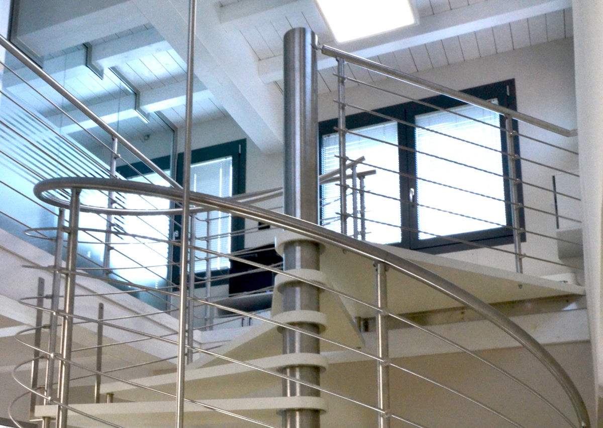 Irontech Corrimano Scale in Acciaio su Misura Padova